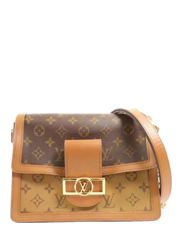 LOUIS VUITTON Dauphine Mm Shoulder Bag - Brown