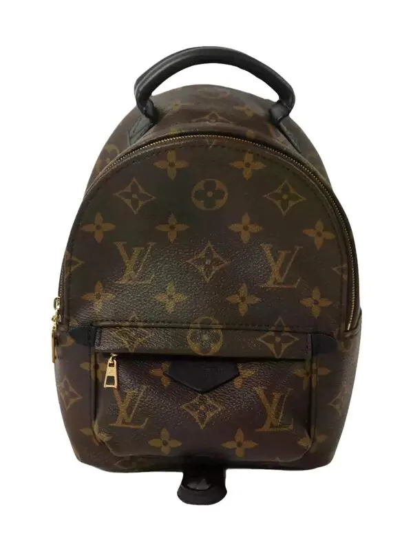 LOUIS VUITTON Mini Palm Springs Monogram Backpack - Brown