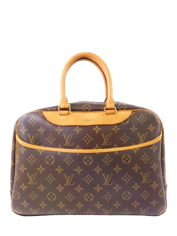 LOUIS VUITTON Monogram Deauville Tote Bag - Brown