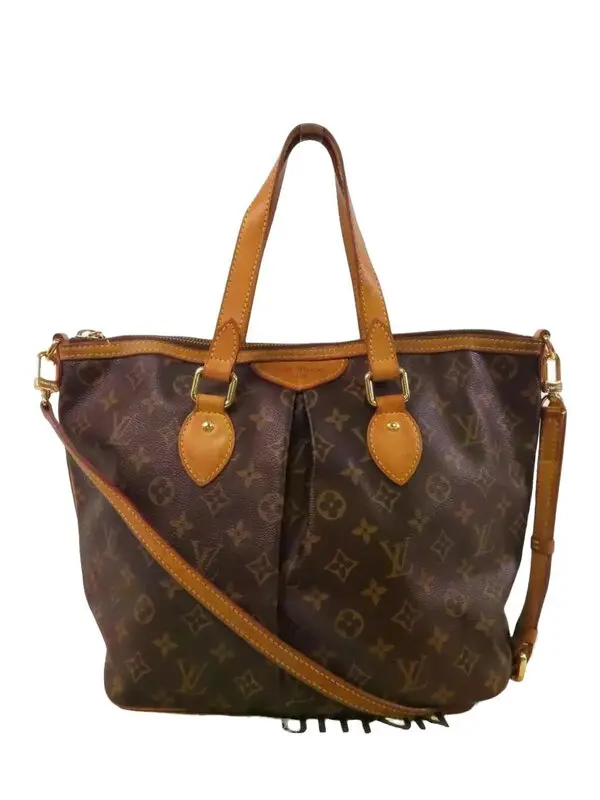 LOUIS VUITTON Palermo Monogram Tote Bag - Brown
