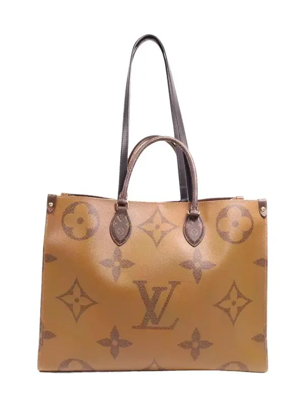 LOUIS VUITTON Monogram Giant Reverse Tote Bag - Brown