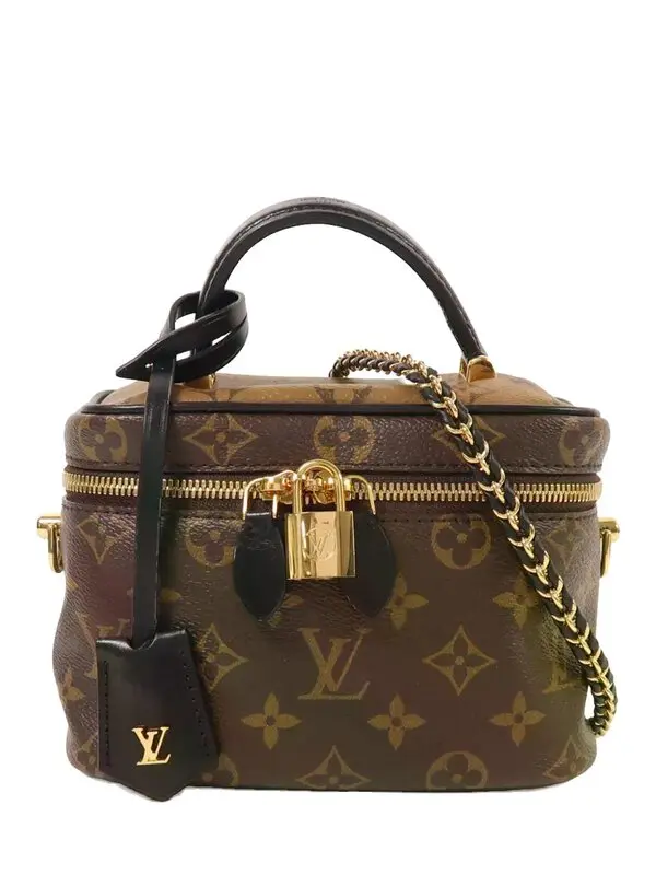 LOUIS VUITTON Vanity Pm Monogram Reverse Shoulder Bag - Brown