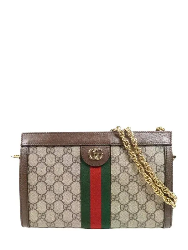 Gucci Ophidia Gg Shoulder Bag - Neutrals