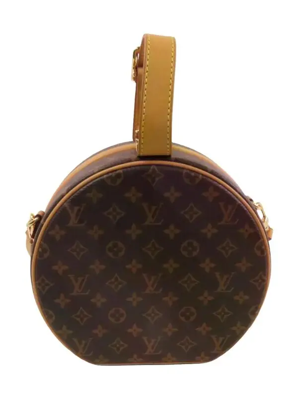 LOUIS VUITTON Petite Boite Chapeau Monogram Handbag - Brown