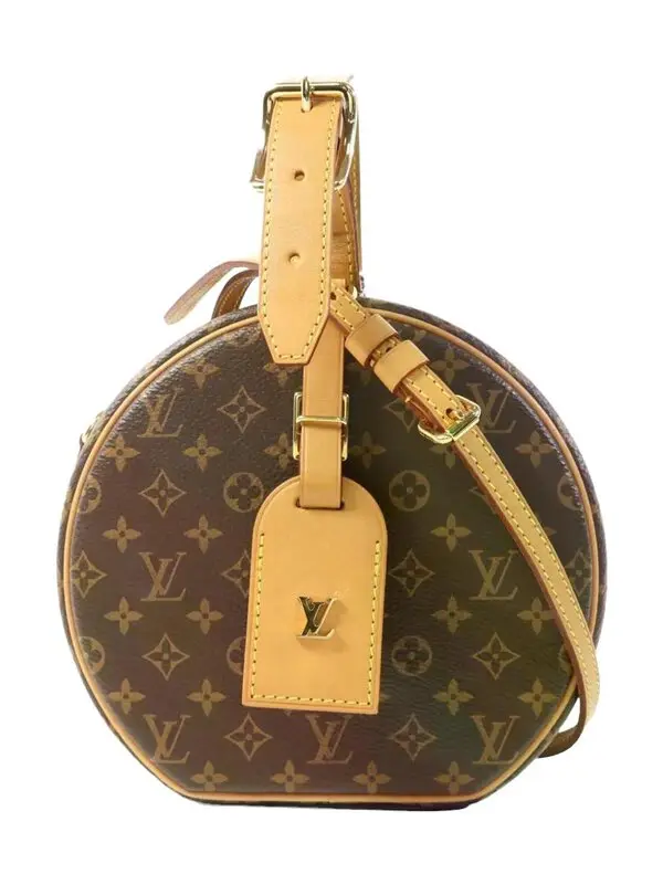 LOUIS VUITTON Petite Boite Chapeau Monogram Shoulder Bag - Brown