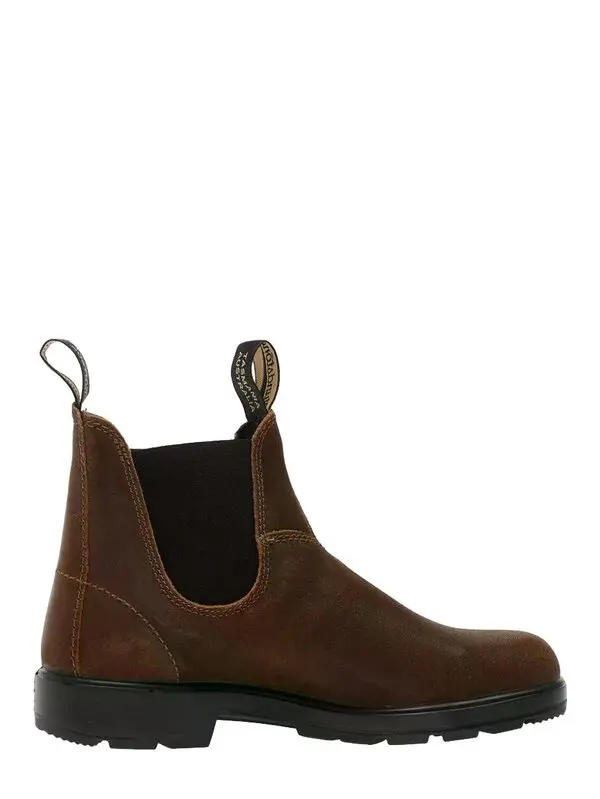 Blundstone Suede Chelsea Boots - Brown