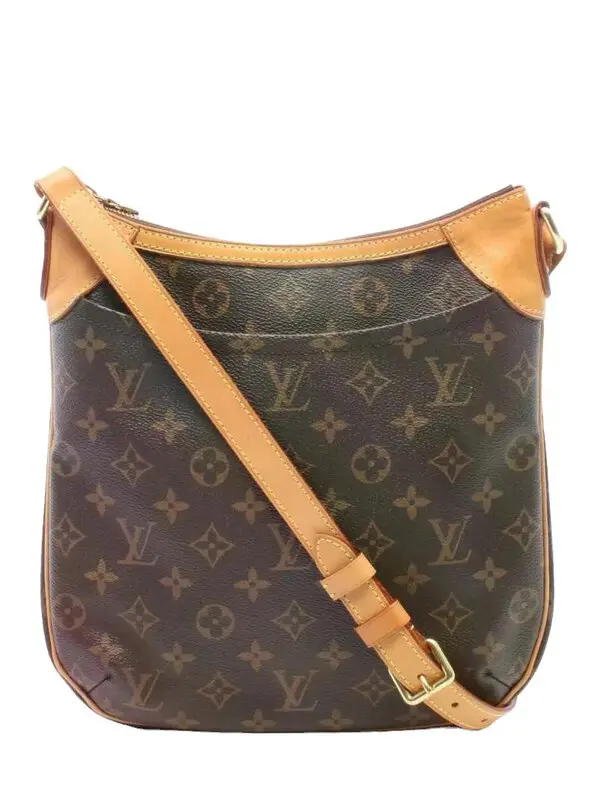 LOUIS VUITTON 2016 Odeon Pm Monogram Shoulder Bag - Brown