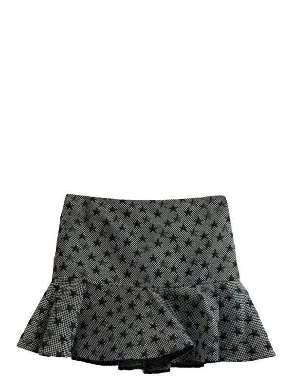 Red Valentino Star Accent A-line Skirt - Grey