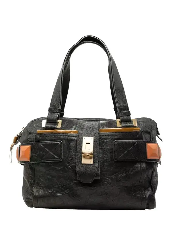 Chloé 2008 Leather Audra Shoulder Bag - Black