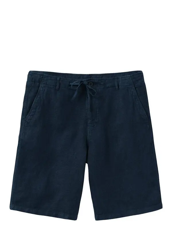 PINK HOUSE Casual Linen Shorts - Blue