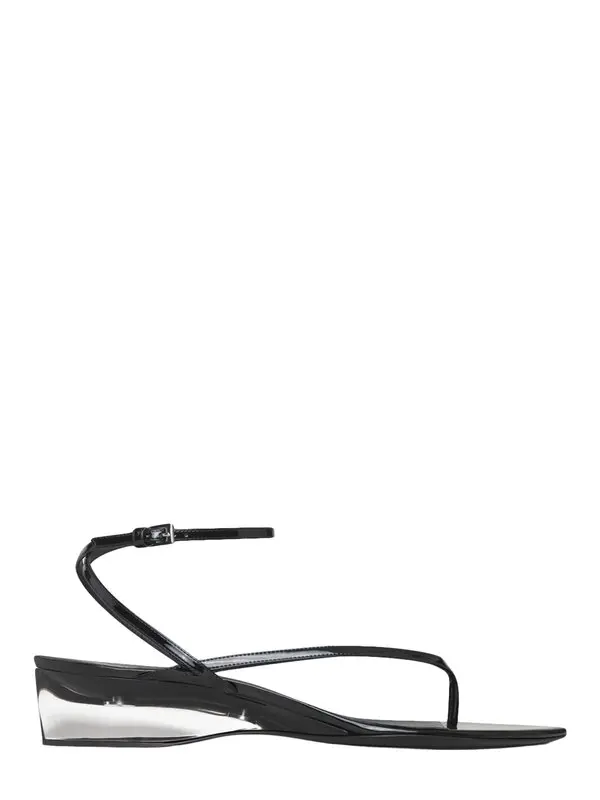 Alaïa Tongs Wedge Sandals - Clear