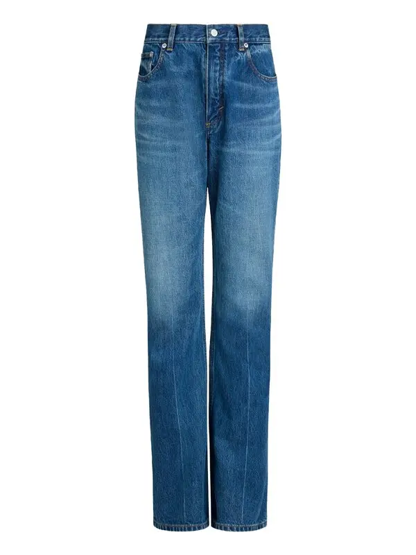 Alaïa Skinny Bootcut Jeans - Blue
