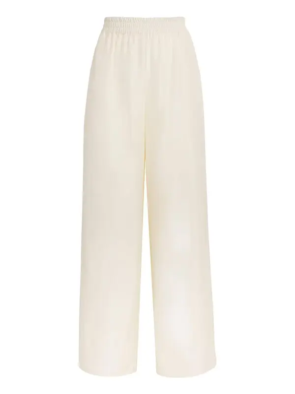Le Kasha Silk Pamir Wide-leg Trousers - Ivory
