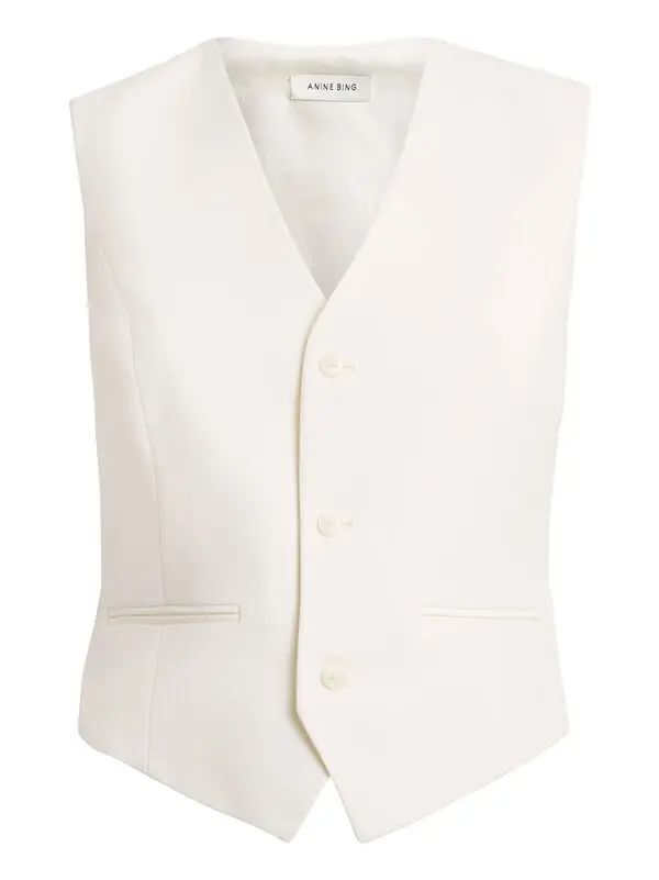 ANINE BING Mario Waistcoat - Beige