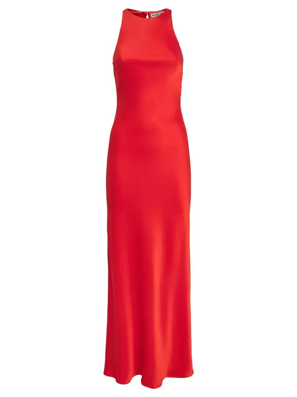 BLAZÉ MILANO Novalis Skyros Midi Dress - Red