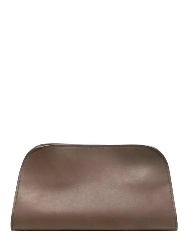 THE ROW Peggy Clutch Bag - Brown