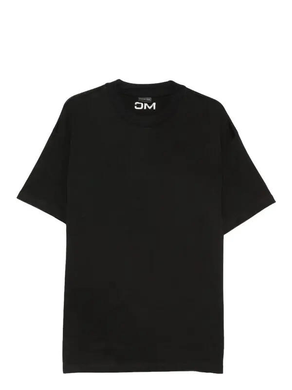 MICHAEL COAL Logo-embossed T-shirt - Black