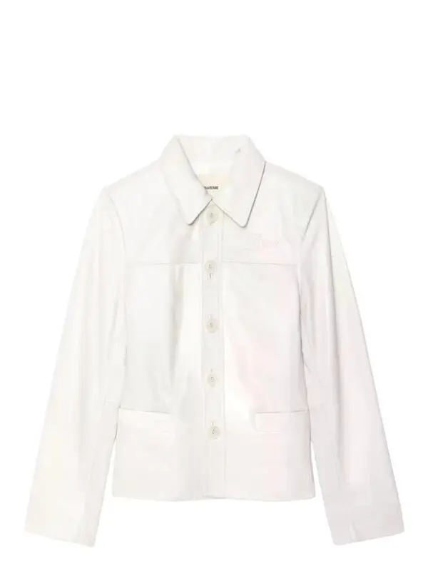 Zadig&Voltaire Liamys Leather Jacket - White