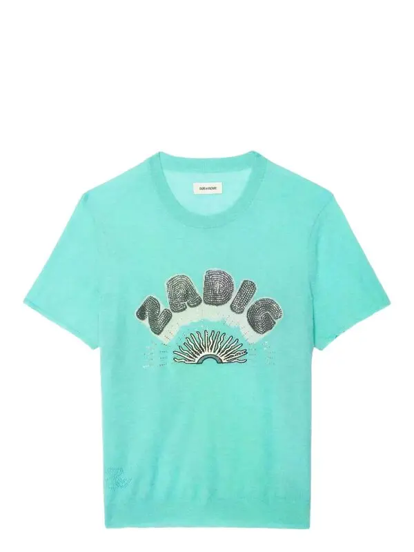 Zadig&Voltaire Short Sleeve Crewneck T-shirt - Blue