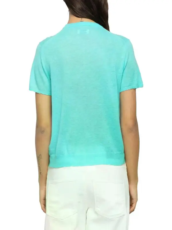 Zadig&Voltaire Short Sleeve Crewneck T-shirt - Blue