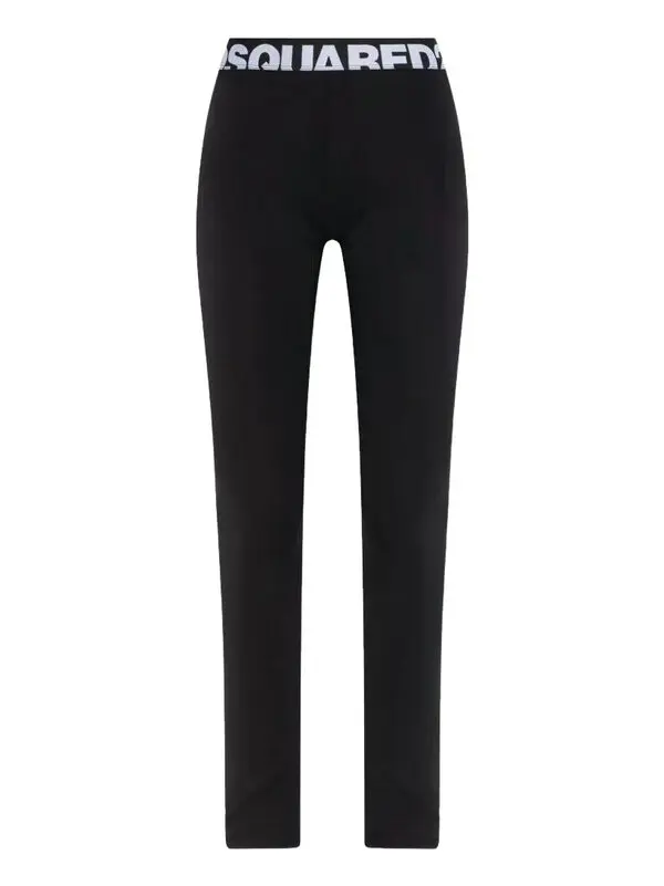 Dsquared2 Logo-waistband Leggings - Black