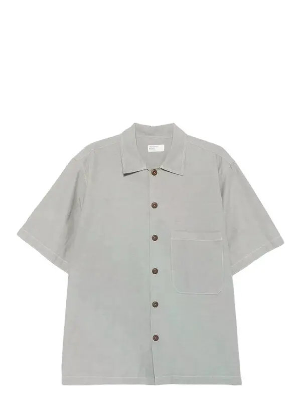 Universal Works Short-sleeved Chest-pocket Shirt - Grey