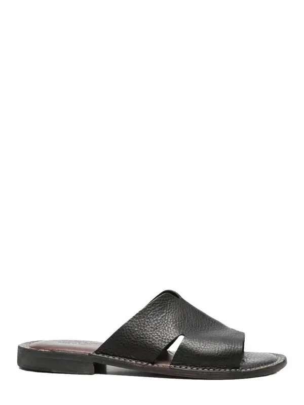 ASTORFLEX Leather Sandals - Black
