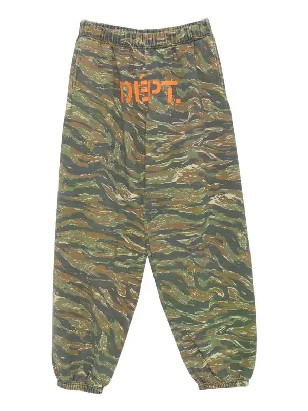 GALLERY DEPT. Downtown Camouflage-print Logo Track Pants - Green