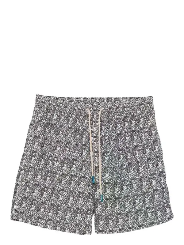FEFÈ Coral Print Swim Shorts - Grey