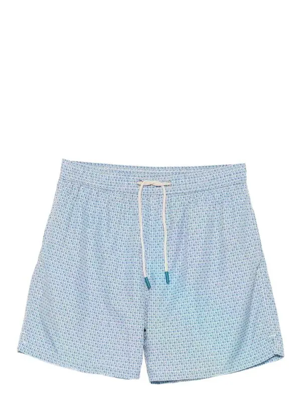 FEFÈ Printed Swim Shorts - Blue