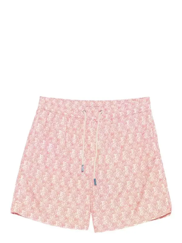 FEFÈ Coral Print Swim Shorts - Pink
