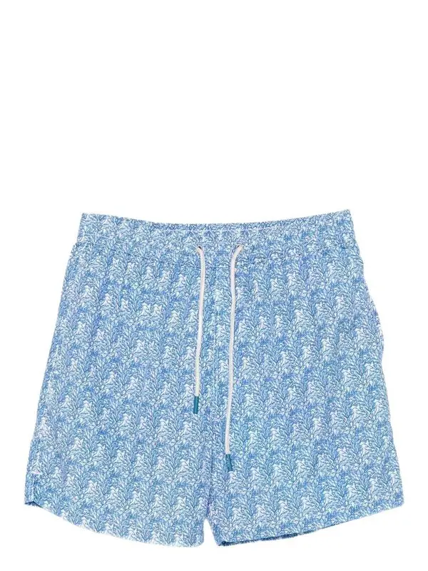 FEFÈ Printed Swim Shorts - Blue