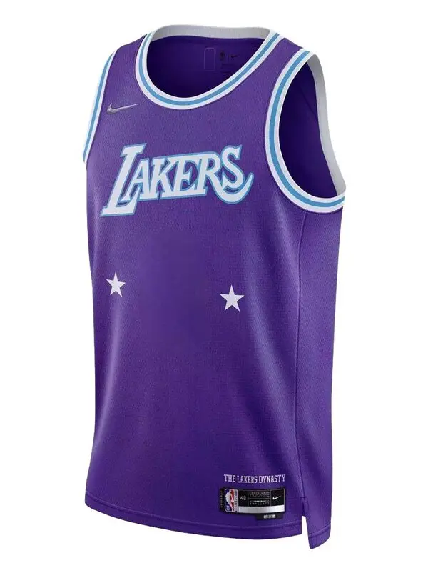 Nike Nba La Lakers 75th City Swingman Tank Top - Purple
