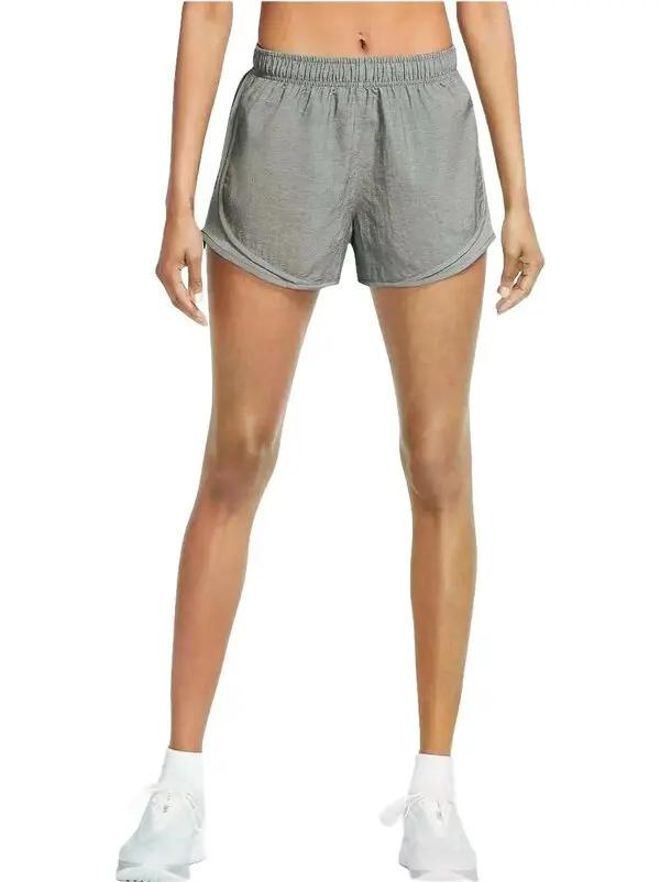 Nike Curved-hem Running Shorts - Grey