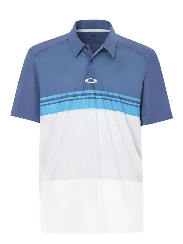 Oakley Take Color-block Polo Shirt - Blue