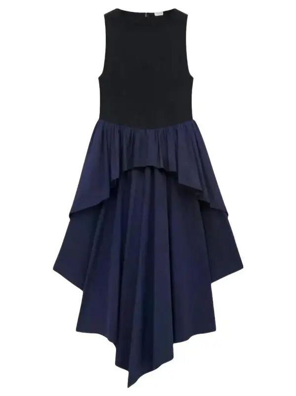 Loewe Tiered Asymmetric Dress - Blue