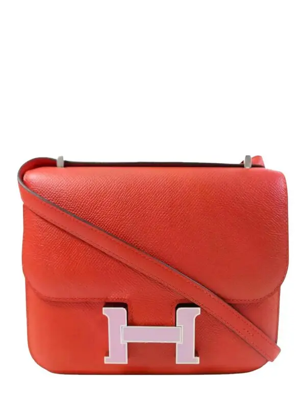 Hermès 24 Constance Epsom-leather Crossbody Bag - Red