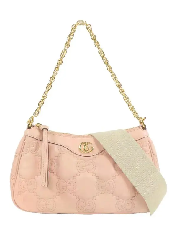 Gucci Matelassé Chain Shoulder Bag - Pink