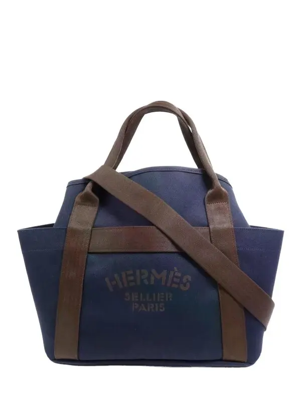 Hermès Sac De Pansage Groom Tote Bag - Blue