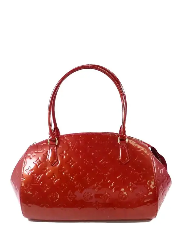 LOUIS VUITTON Monogram Vernis Sherwood Shoulder Bag - Red