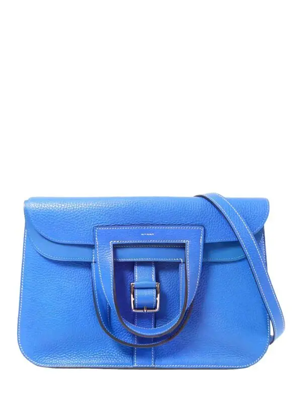 Hermès Halzan Shoulder Bag - Blue