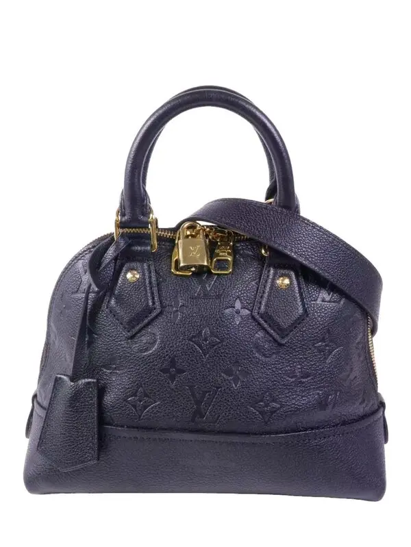 LOUIS VUITTON Monogram Empreinte Neo Alma Bb - Black