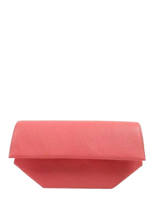 Hermès 2018 Opli Chevre Leather Clutch Bag - Pink