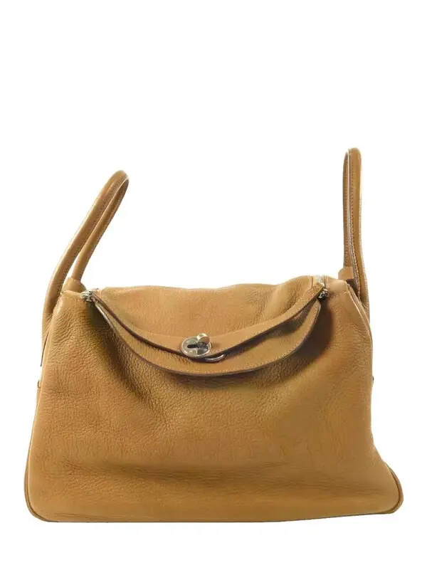 Hermès Lindy 34 Leather Tote Bag - Brown