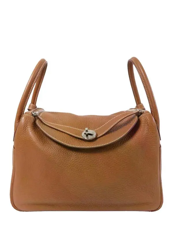 Hermès Lindy 30 Leather Tote Bag - Brown