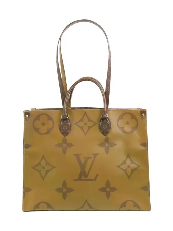 LOUIS VUITTON Onthego Monogram Giant Reverse Tote Bag - Brown