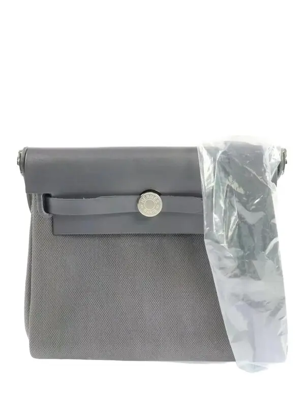 Hermès Mini Herbag Vache Hunter Crossbody Bag - Grey