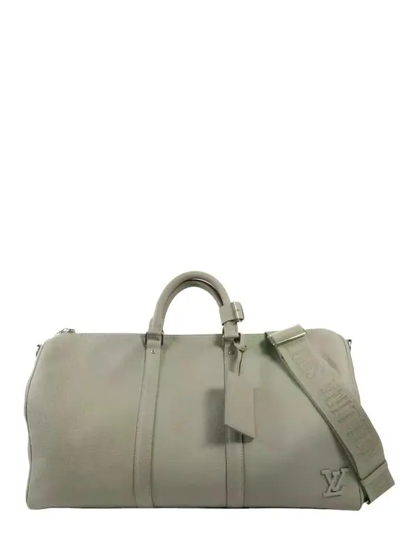 LOUIS VUITTON Aerogram Keepall 50 Tote Bag - Grey