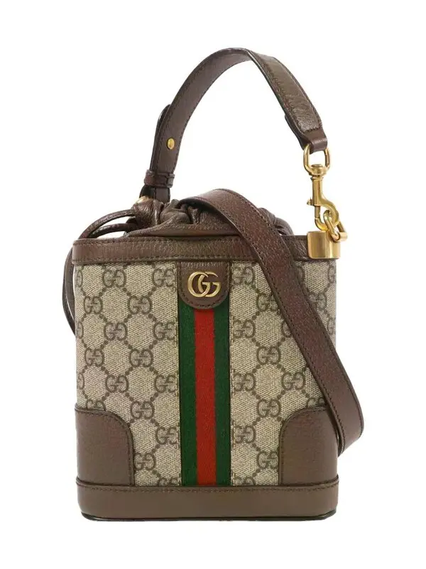 Gucci Ophidia Gg Bucket Bag - Neutrals