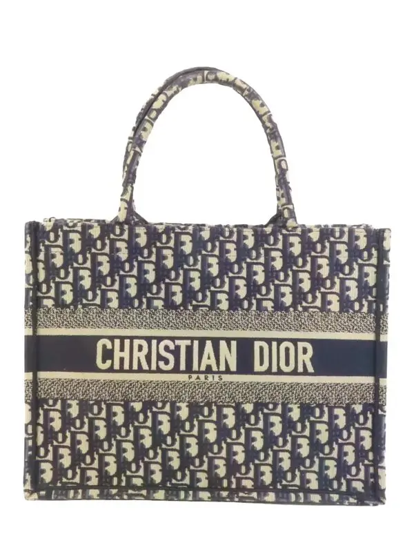 Dior Medium Book Tote Bag - Blue